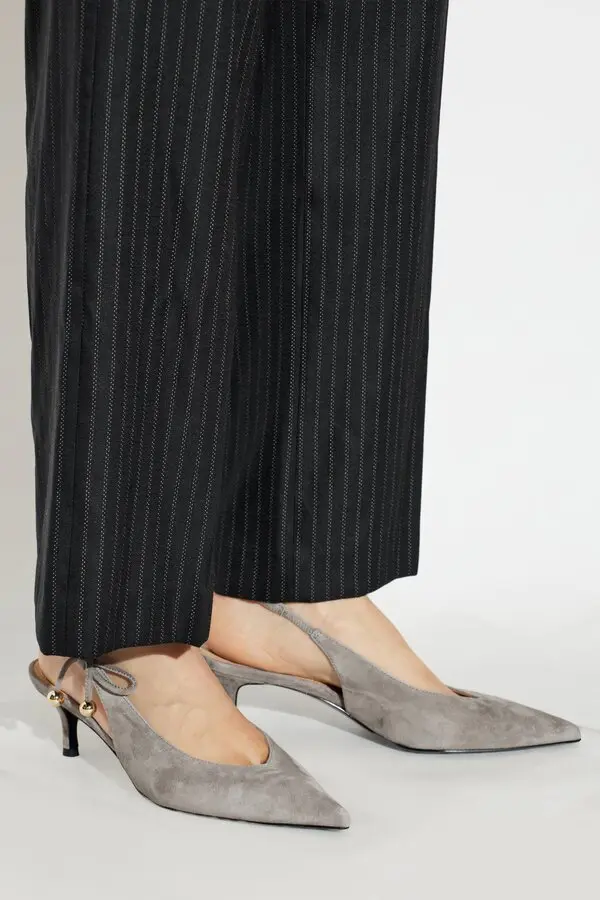 Furla Poppy Suede Slingback Pumps