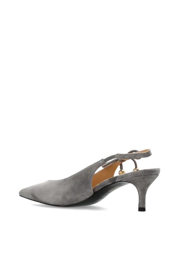 Furla Poppy Suede Slingback Pumps