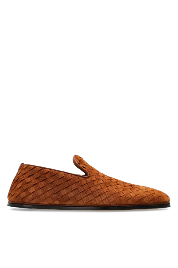 Bottega Veneta Palazzo" Loafers - Brown