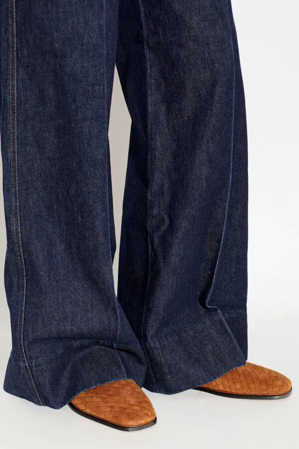 Bottega Veneta Suede Palazzo Loafers