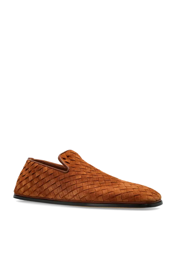 Bottega Veneta Suede Palazzo Loafers