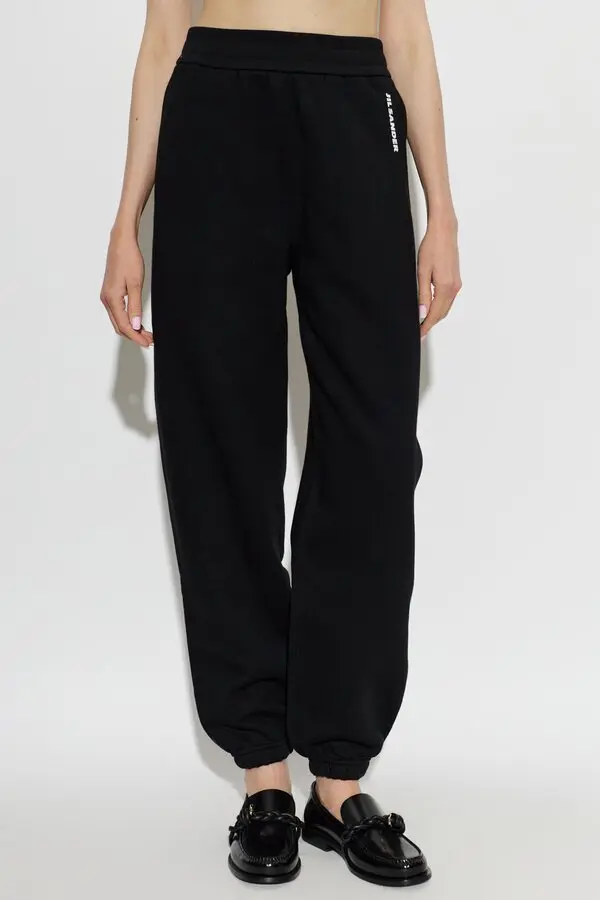 JIL SANDER Sweatpants With Printed Logo