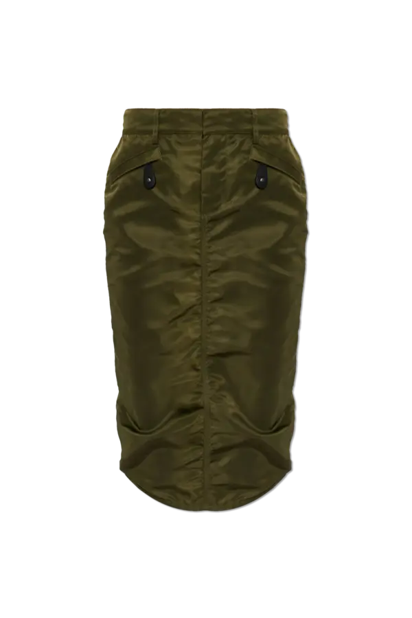 Dsquared2 Skirt With A Slit - Green