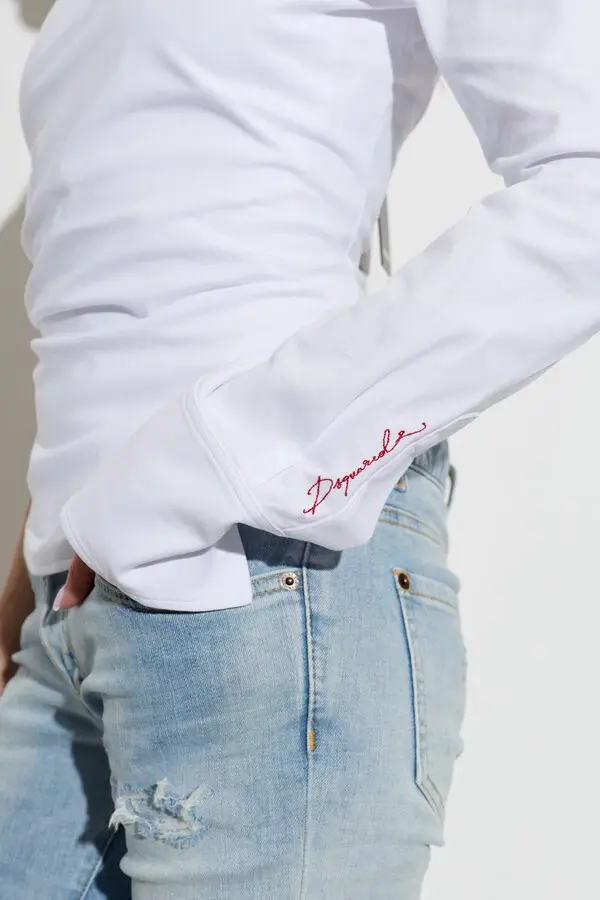 Dsquared2 Top With An Exposed Shoulder