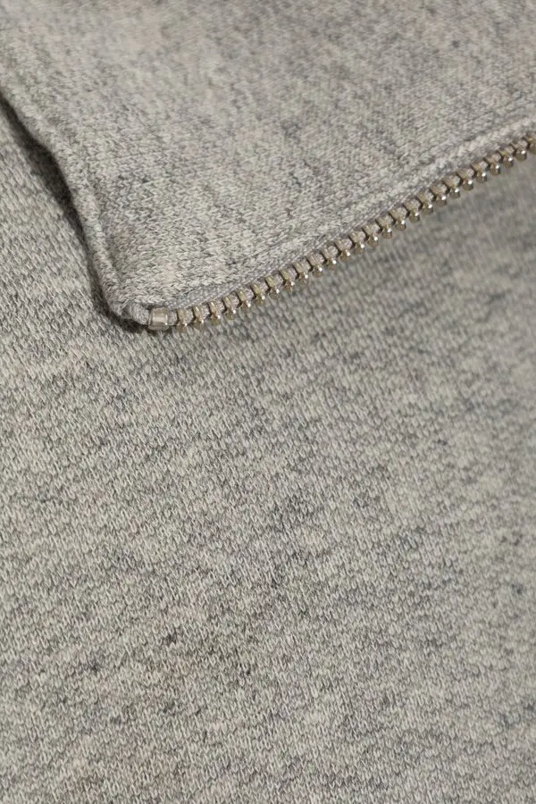 FRAME Sweatshirt With A Zip Neckline