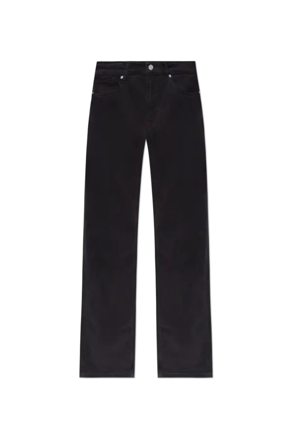 FRAME Jeans With Tapered Legs - Black