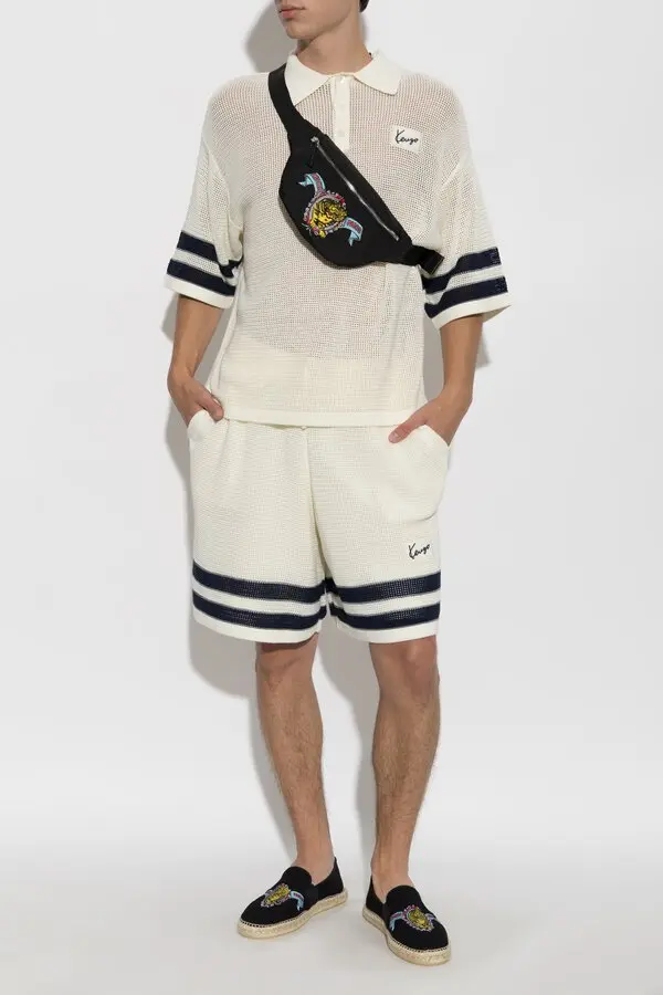 Kenzo Shorts With Decorative Weave