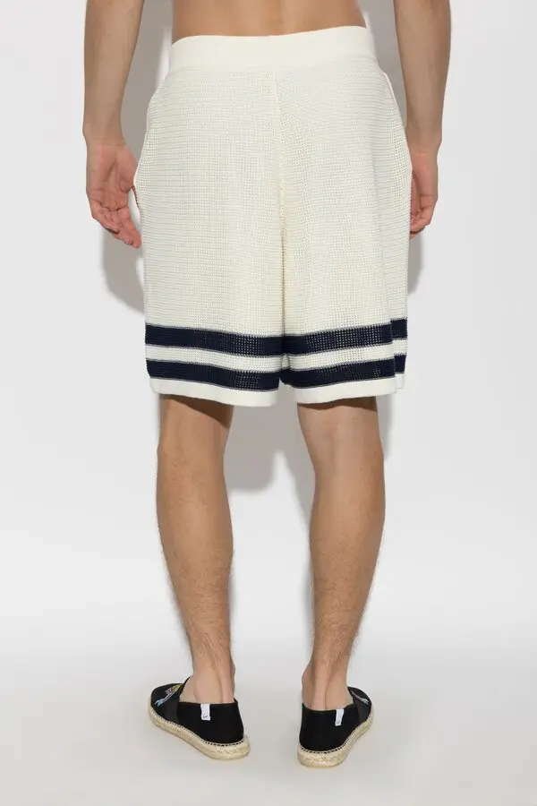 Kenzo Shorts With Decorative Weave