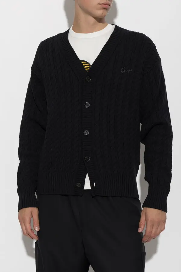 Kenzo Cardigan With A Decorative Knit