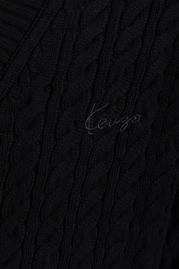 Kenzo Cardigan With A Decorative Knit