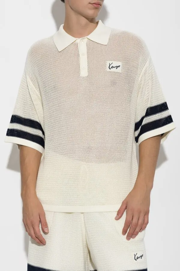 Kenzo Polo With A Decorative Weave