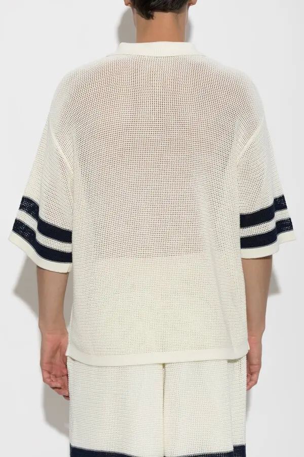 Kenzo Polo With A Decorative Weave