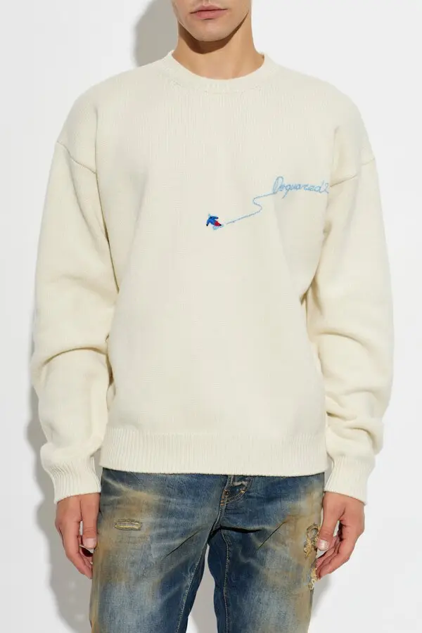 Dsquared2 Sweater With Embroidered Logo