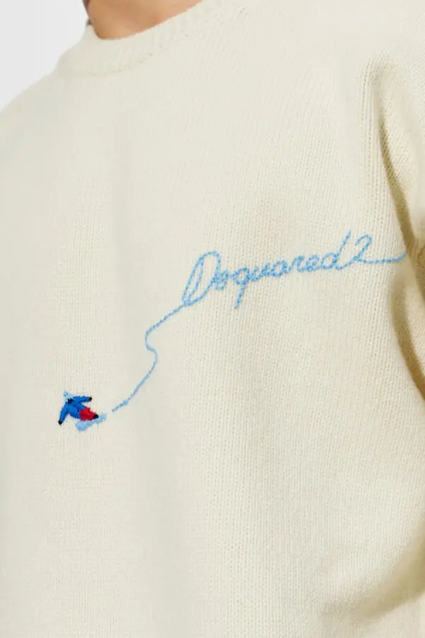 Dsquared2 Sweater With Embroidered Logo