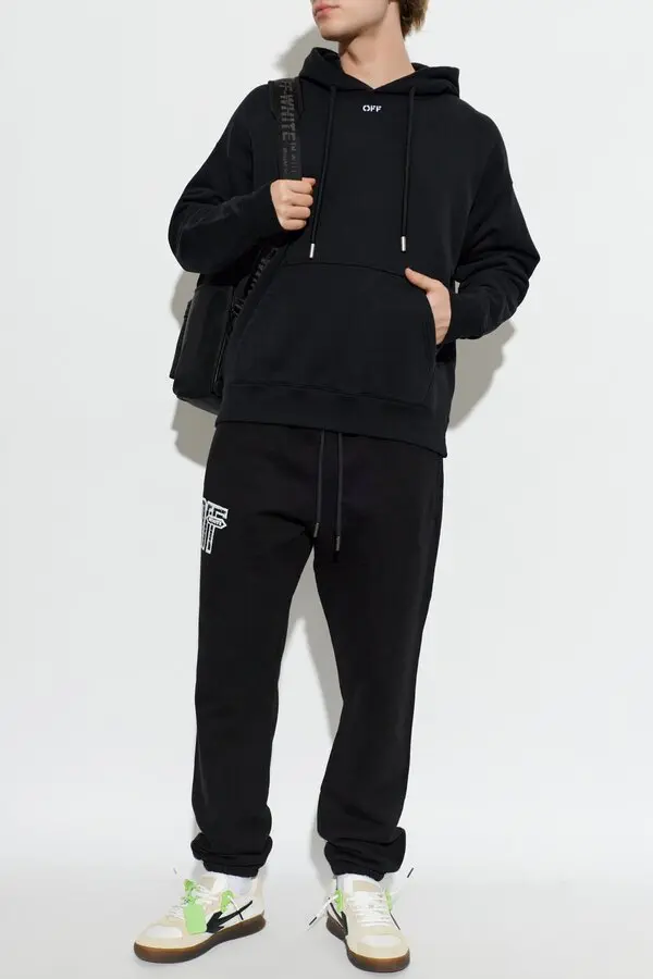Off-White Sweatpants With Printed Logo