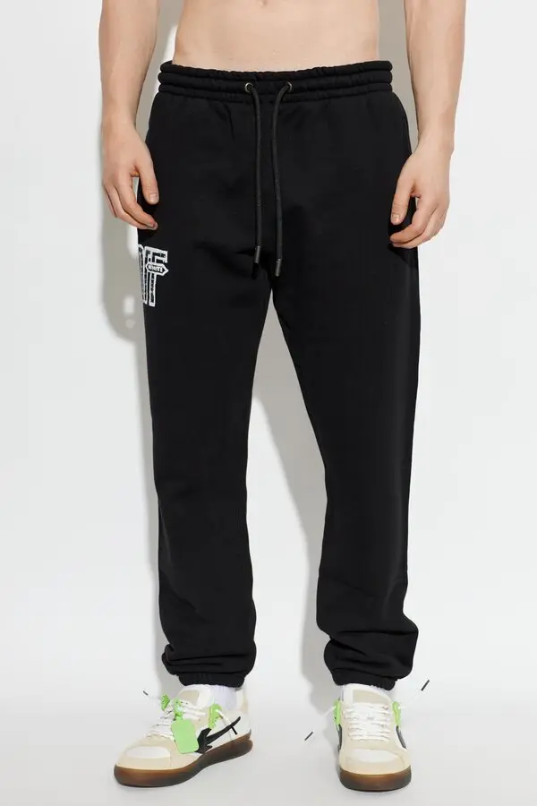 Off-White Sweatpants With Printed Logo