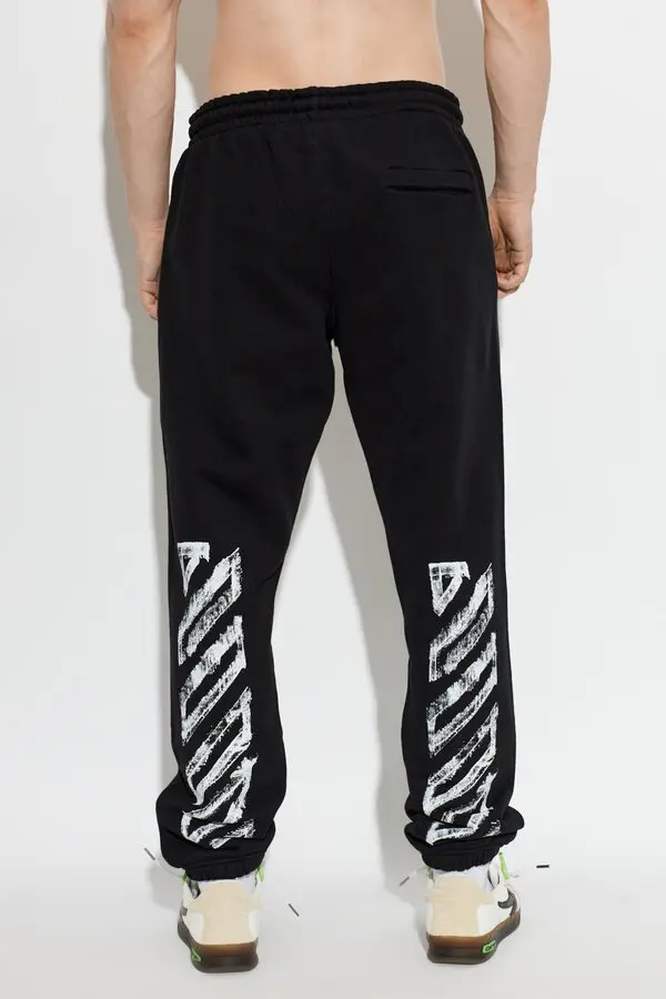 Off-White Sweatpants With Printed Logo