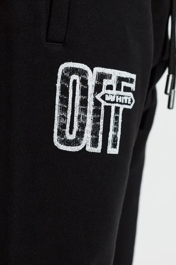 Off-White Sweatpants With Printed Logo