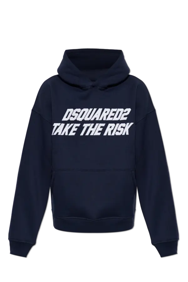 Dsquared2 Sweatshirt With Logo - Navy Blue