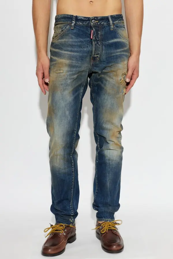 Dsquared2 Teddy’ Jeans With A Vintage Effect