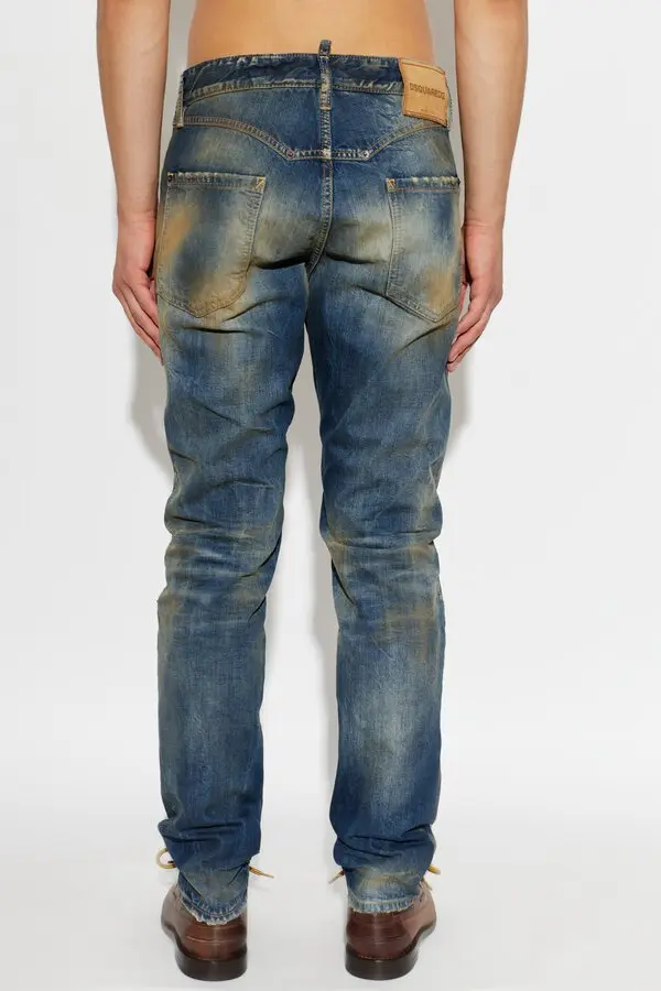 Dsquared2 Teddy’ Jeans With A Vintage Effect