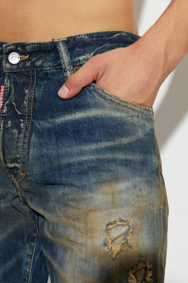 Dsquared2 Teddy’ Jeans With A Vintage Effect