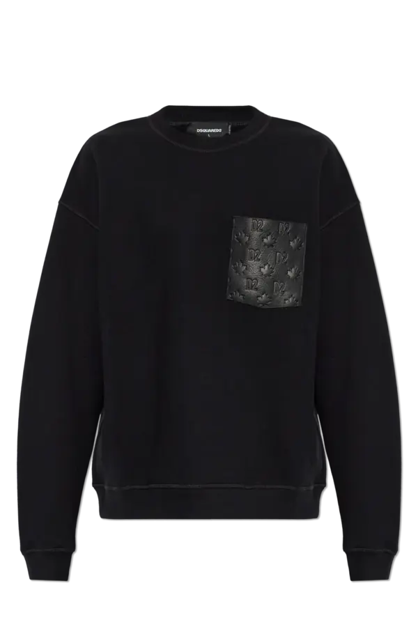 Dsquared2 Sweatshirt With Pocket - Black