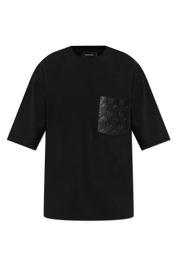 Dsquared2 T-shirt With Pocket - Black