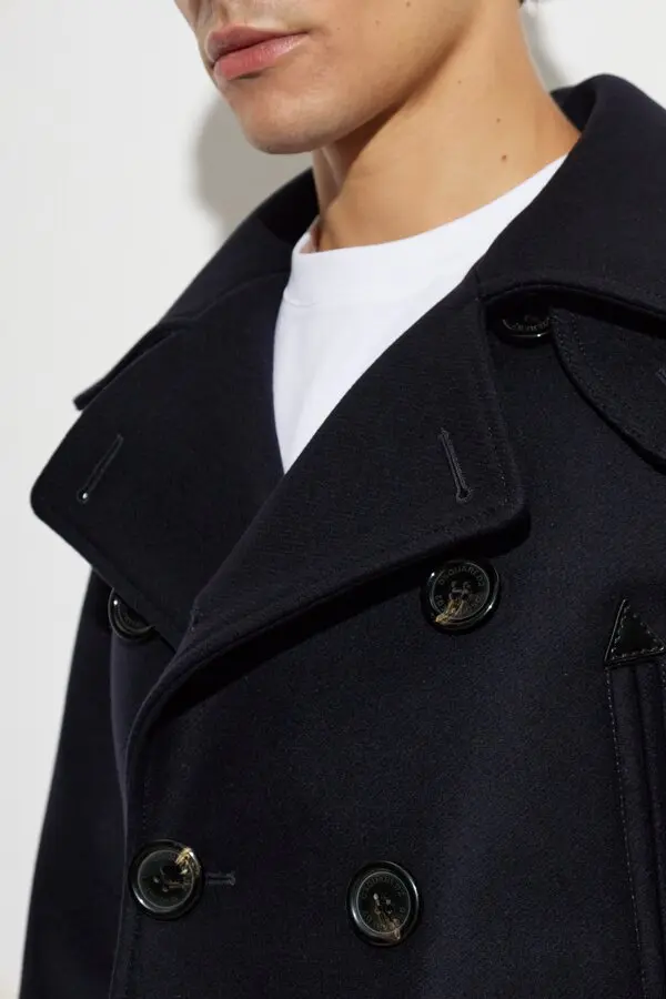 Dsquared2 Short Double-breasted Coat