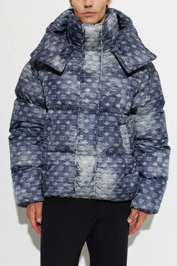 Dsquared2 Puffer Jacket With Monogram