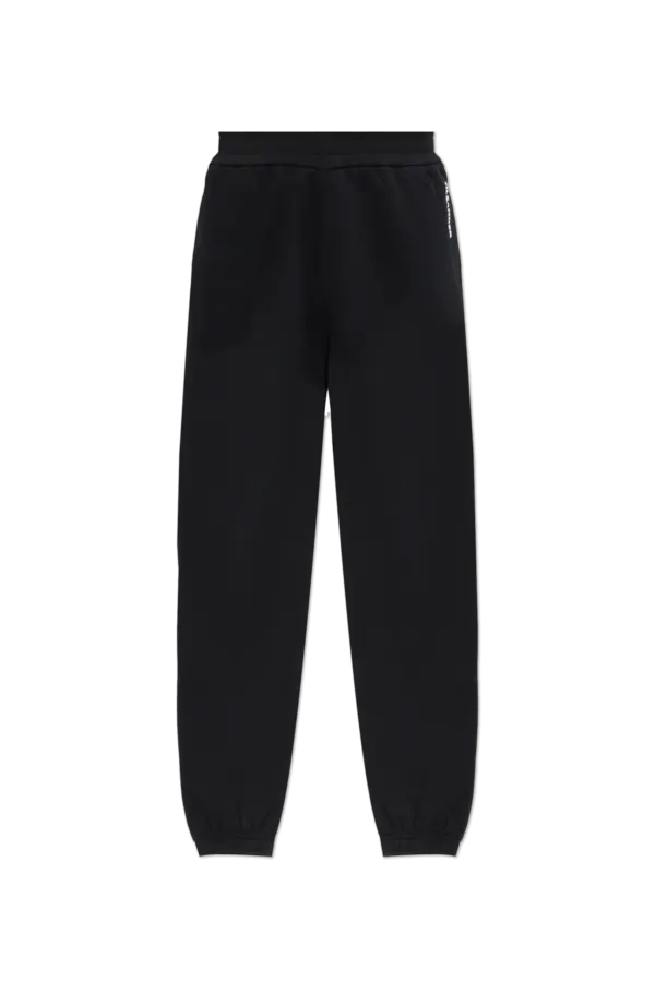 JIL SANDER Sweatpants With Printed Logo - Black