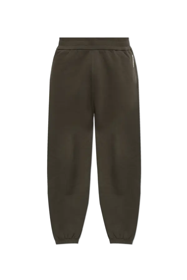 JIL SANDER Sweatpants With Printed Logo - Green