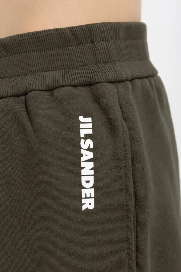 JIL SANDER Sweatpants With Printed Logo