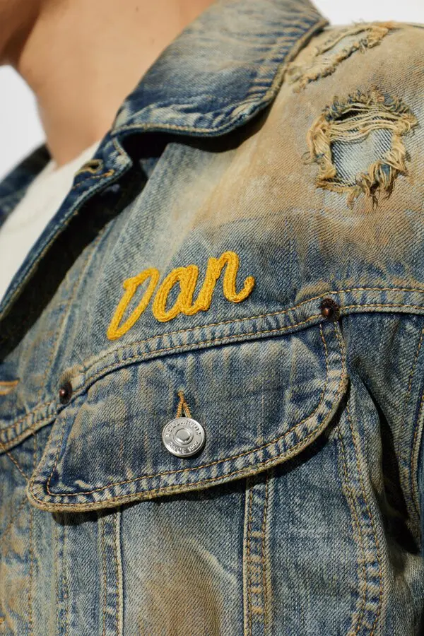 Dsquared2 Denim Jacket With ‘vintage’ Effect