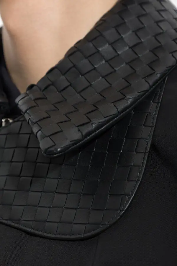 Bottega Veneta Jacket With Leather Collar
