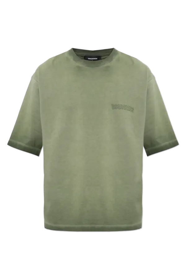 Dsquared2 T-shirt With Logo - Green