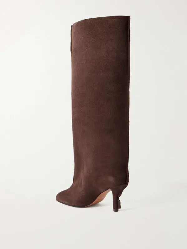 MAISON MARGIELA Suede Knee-high Boots