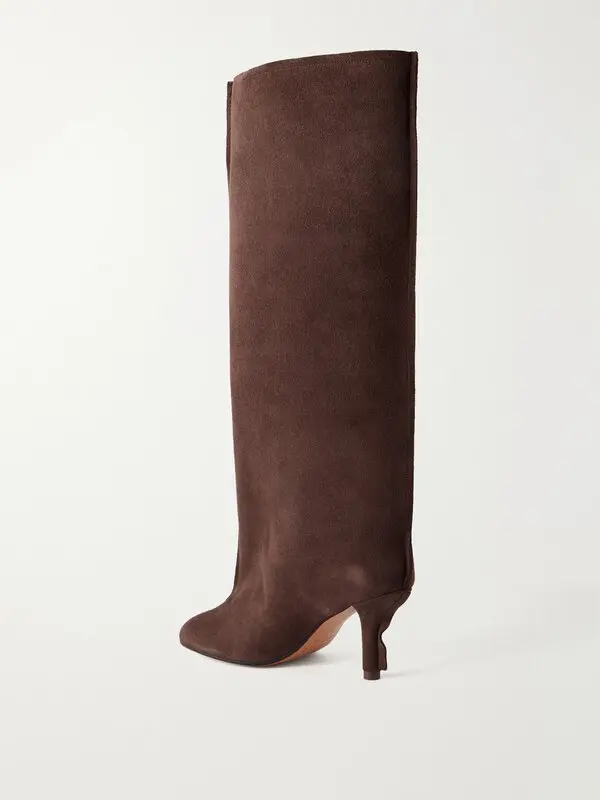 MAISON MARGIELA Suede Knee-high Boots
