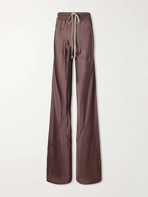 Rick Owens Charmeuse Wide-leg Pants