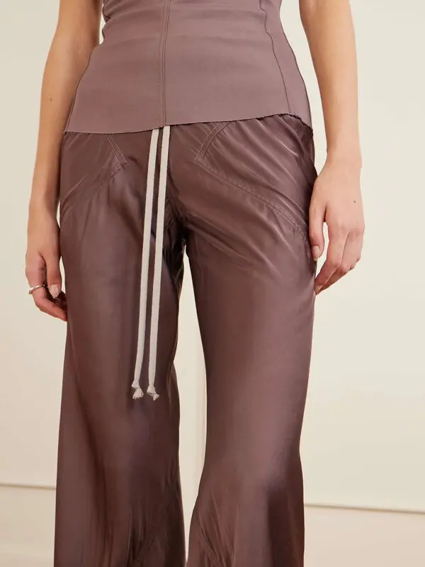 Rick Owens Charmeuse Wide-leg Pants
