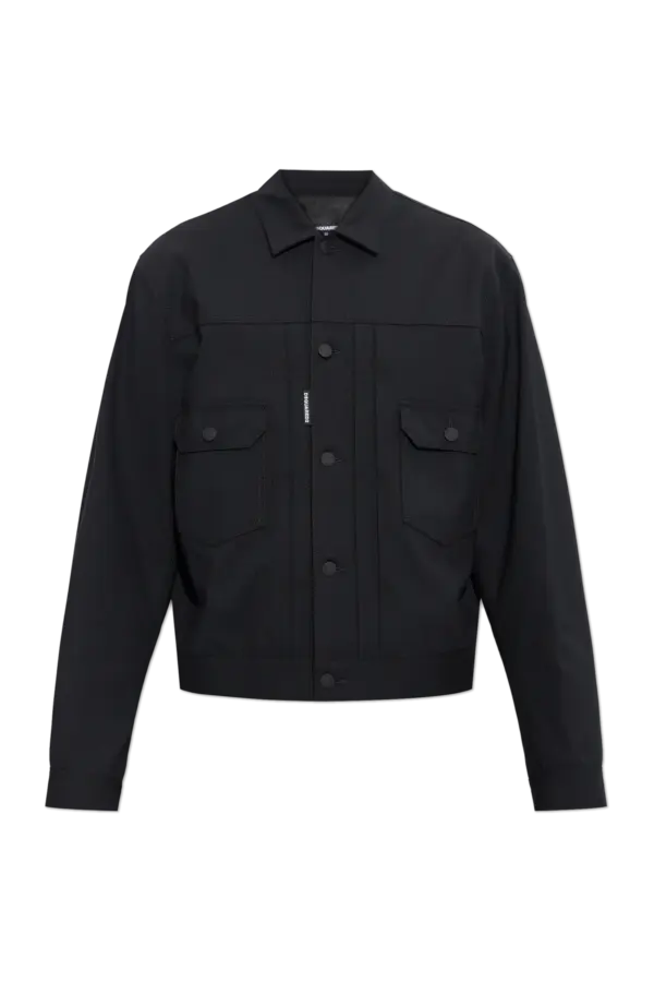 Dsquared2 Wool Jacket - Black
