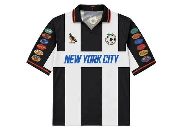 MAZZI SPORTS Mayor Zohran Mamdani New York City World Cup Kit Jersey - White/black