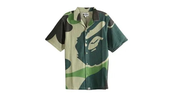 A BATHING APE Mega Abc Camo Mesh Shirt