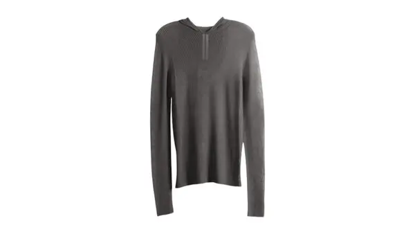 Rick Owens Hooded Long Sleeve Maglia Top