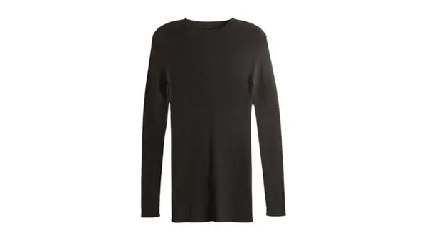 Rick Owens Ribbed Round Neck Sweater - Grease