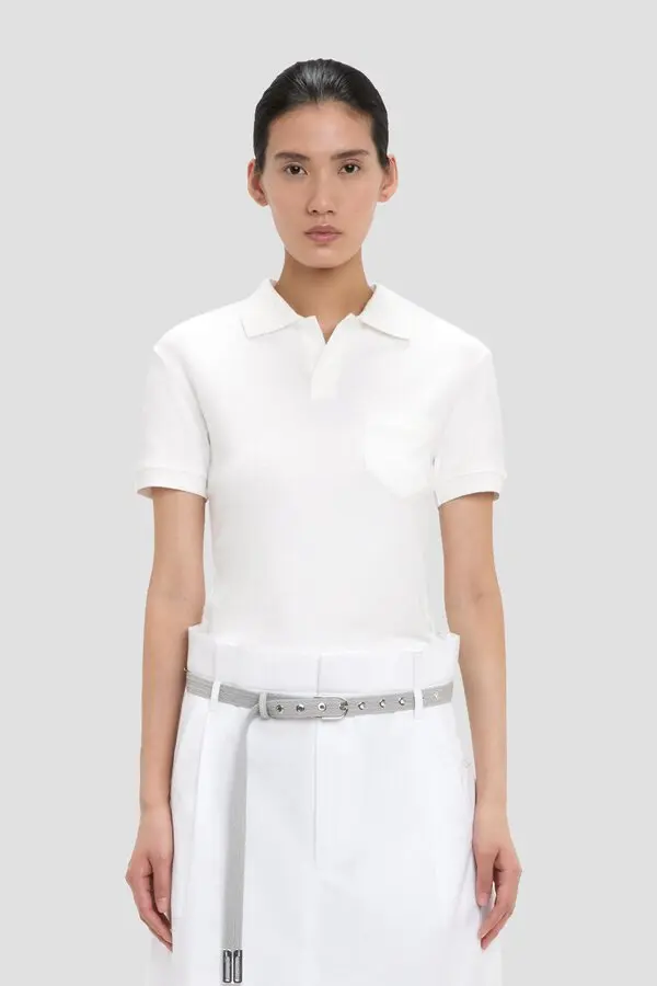 Victoria Beckham Polo Collar Top