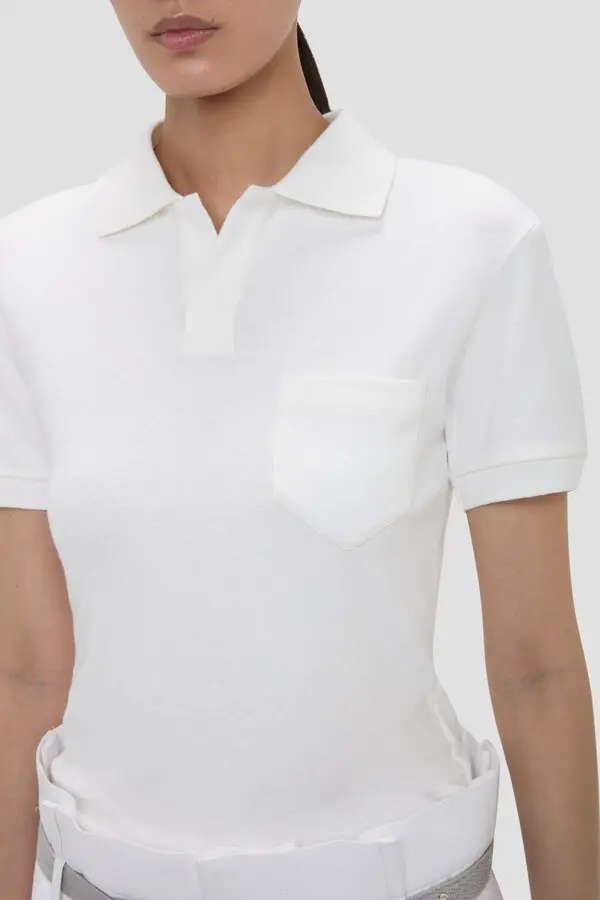 Victoria Beckham Polo Collar Top