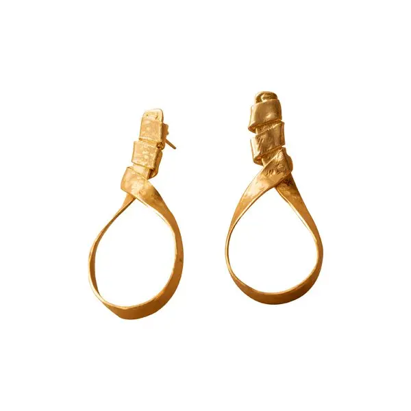 ROZ Alif Earrings - Gold