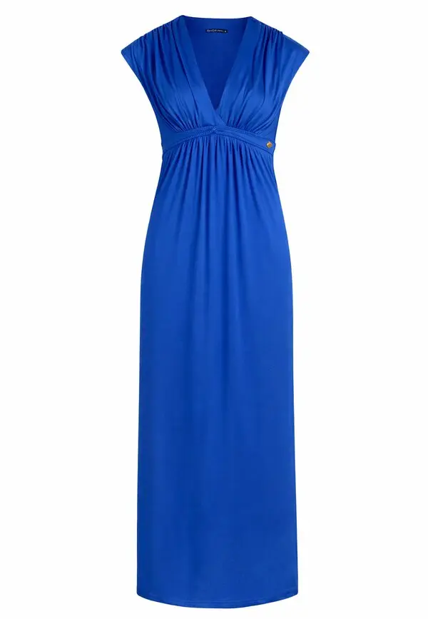 CHIC BY LIRETTE Natural Kimono Maxi Dress - Blue