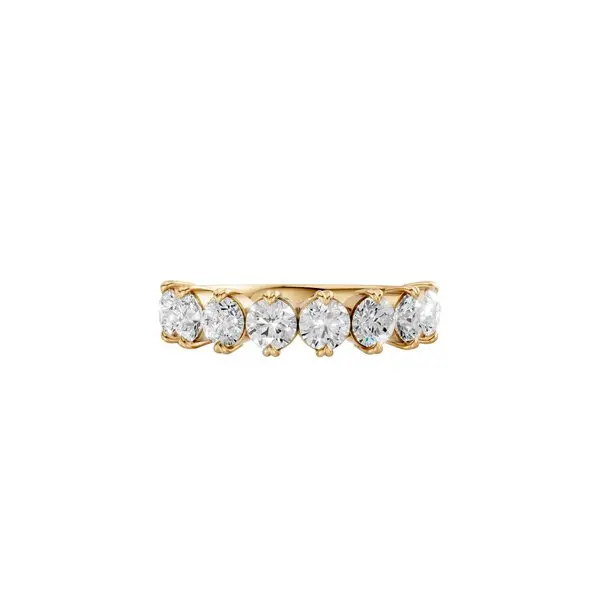 AYA FINE JEWELRY Round Timeless 8 Stone Lab Diamond Ring Anniversary Band In 1.76 Cwt - Yellow
